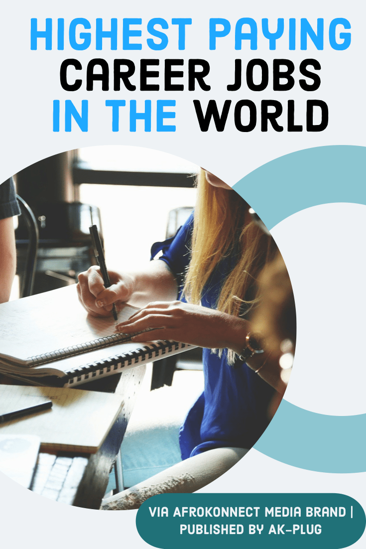 Top 20 Highest Paying Career Jobs In The World Afrokonnect Top 20 Highest Paying Career Jobs In The World Afrokonnect